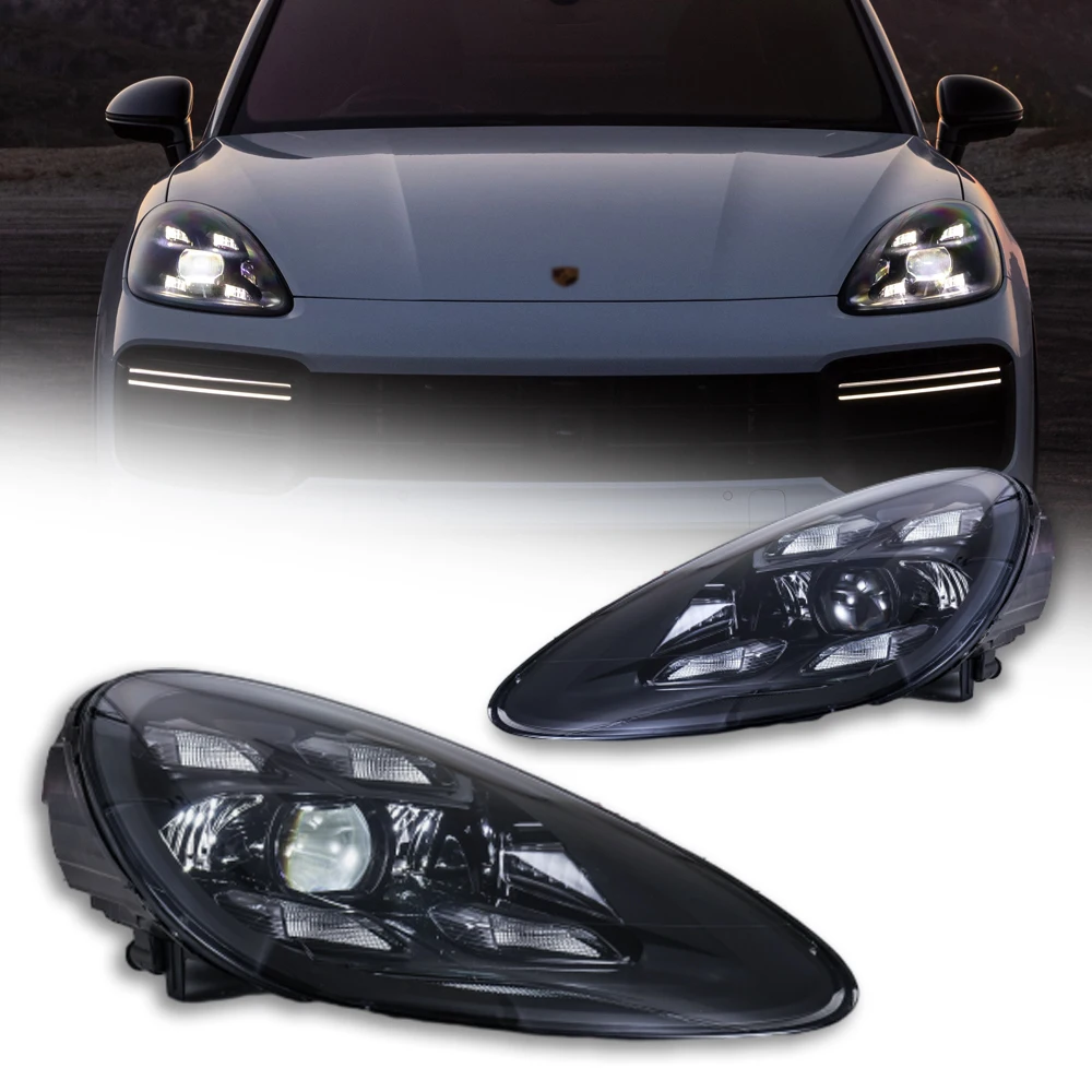 Car-Lights-For-Porsche-Cayenne-Headlight-958-958-1-958-2-Full-LED ...