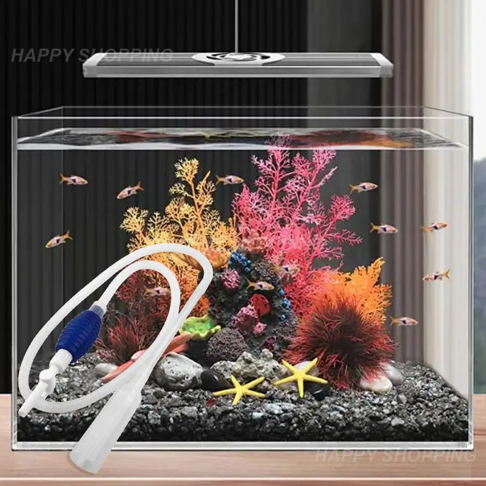 Aquarium-Siphon-Fish-Tank-Syphon-Vacuum-Cleaner-Pump-Acuario ...