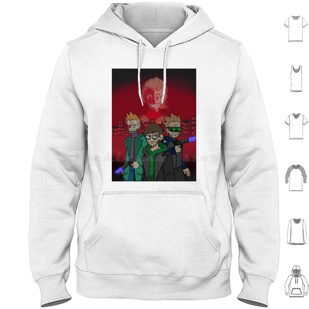 Wtfuture-Poster-Hoodie-pamuklu-uzun-kollu-ti-rt-Eddsworld-Edd-Matt-Tom ...