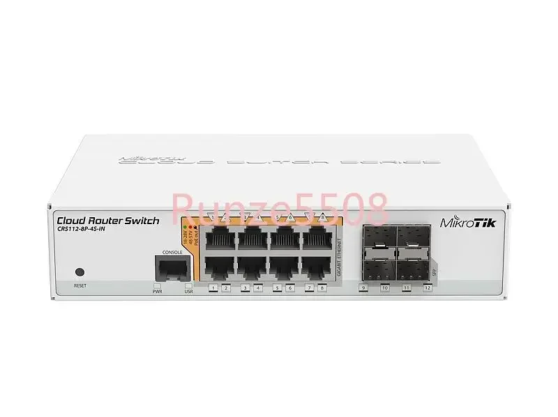 CRS112-8P-4S-IN-Full-Gigabit-Eight-Electrical-Ports-Four-Optical-Ports ...