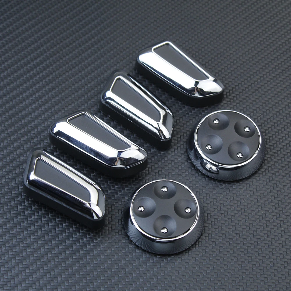 Bright-Chrom-Seat-Adjustable-Knob-Button-Switch-For-VW-Jetta-MK5-GTI ...