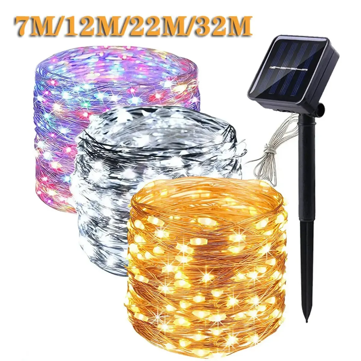 1-Pack-Solar-Lights-Outdoor-Waterproof-Solar-Fairy-LED-String-Light ...