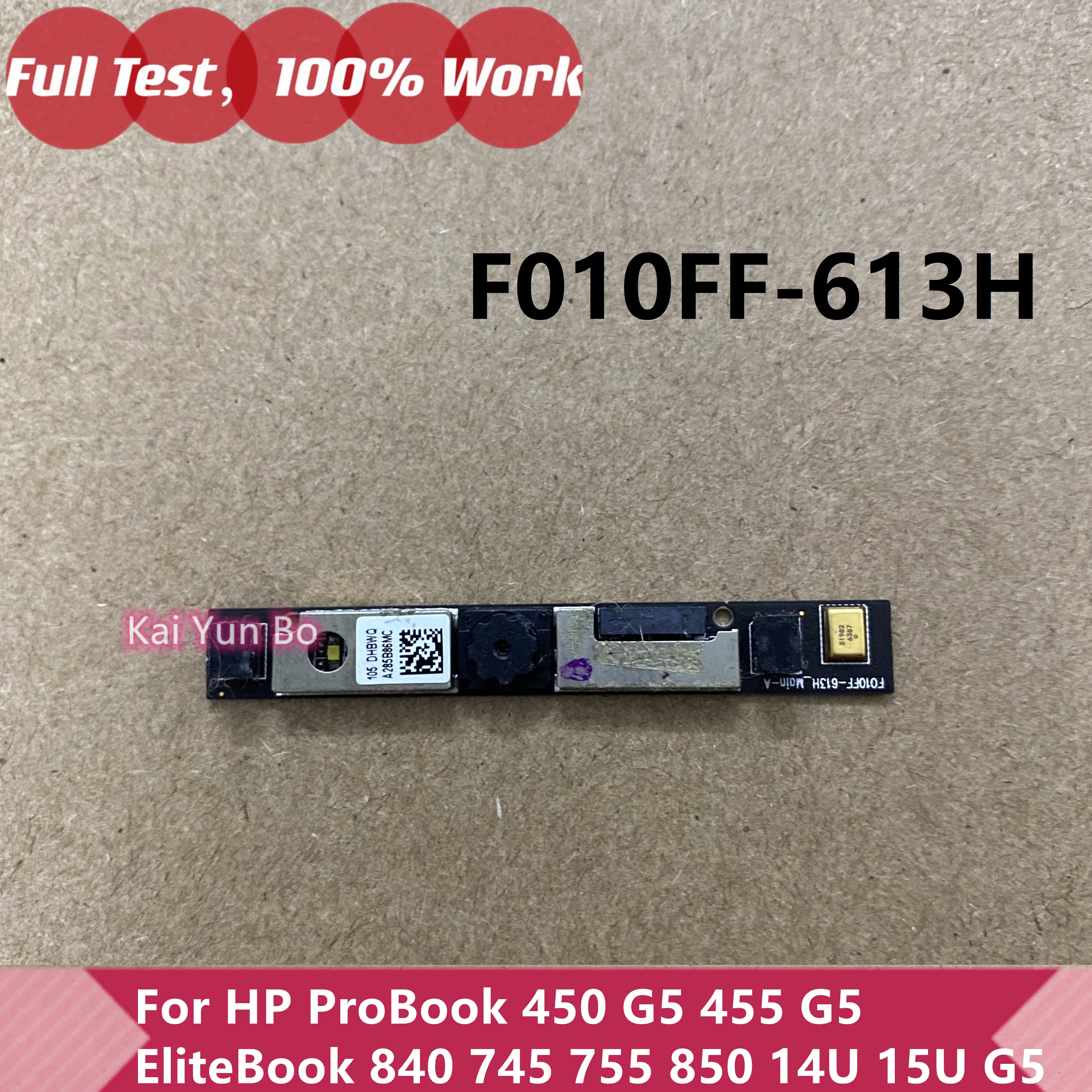 Laptop Webcam Camera Board For HP ProBook 450 G5 455 G5 EliteBook 840 ...