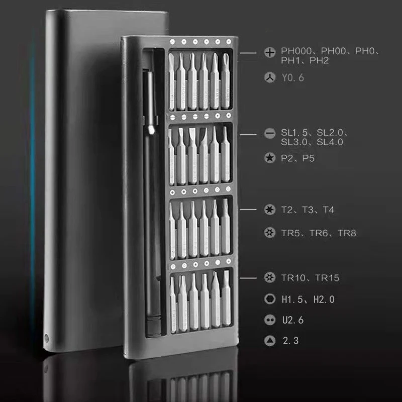1-Set-24-in-1-Precision-Screwdriver-Kit-Multi-Tool-Alloy-Magnetic ...