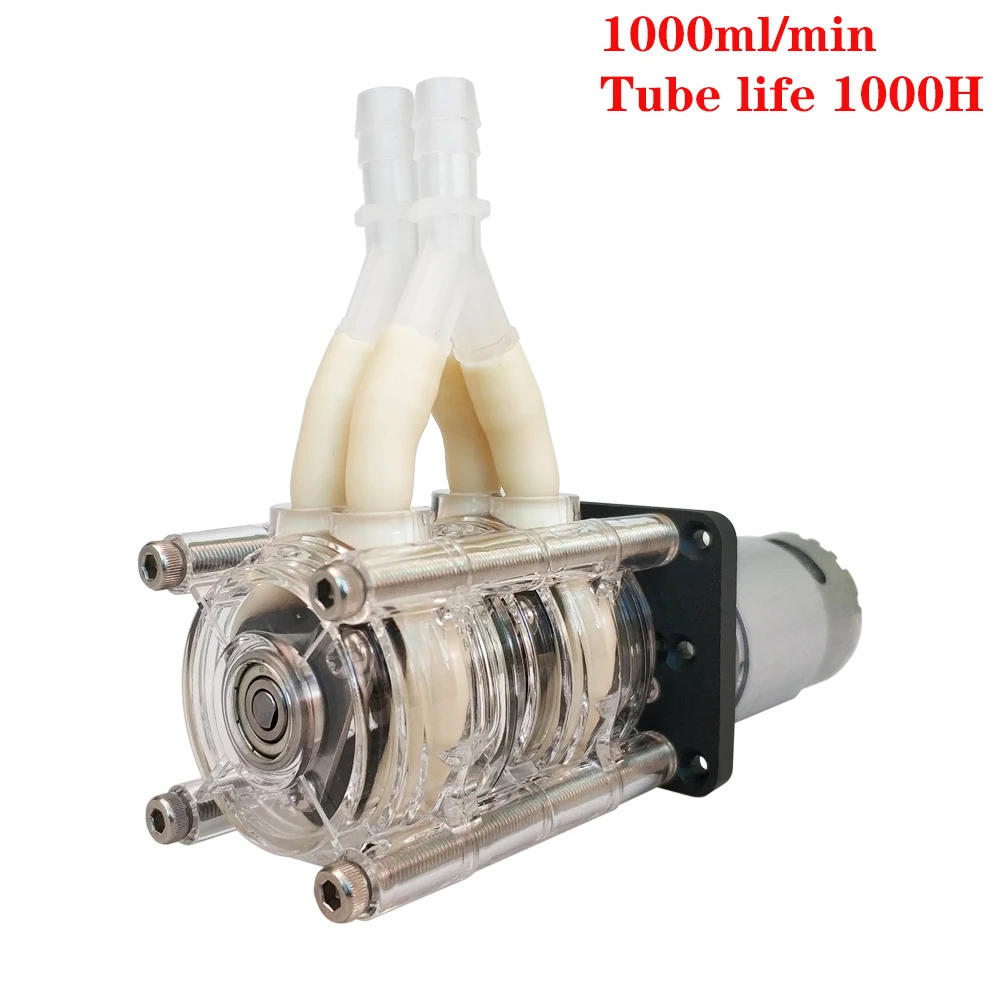 Peristaltic Pump, Water Pump, Dosing Pump, Dual Pump Head, 12V 24V DC ...