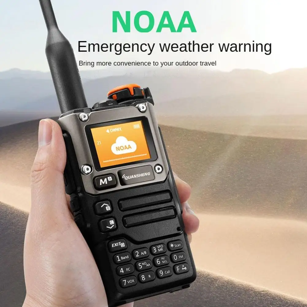 Walkie Talkie Portable Multi-Band Transceiver Automatic Frequency ...
