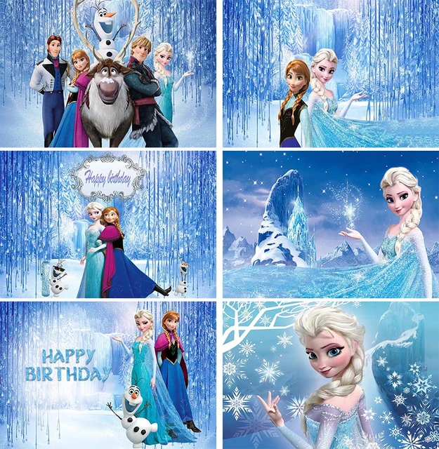 Background Frozen Birthday Theme Background Photography, 49% OFF