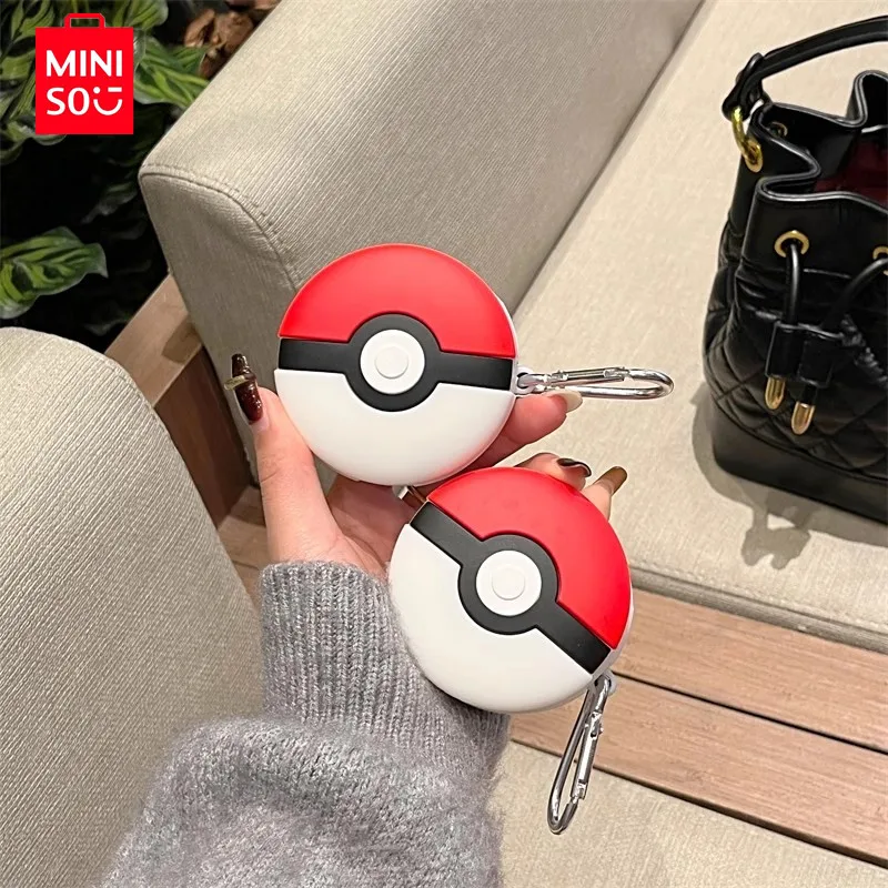 MINISO-Pokemon-Pok-Ball-cubierta-de-auriculares-para-Redmi-buds-5 ...