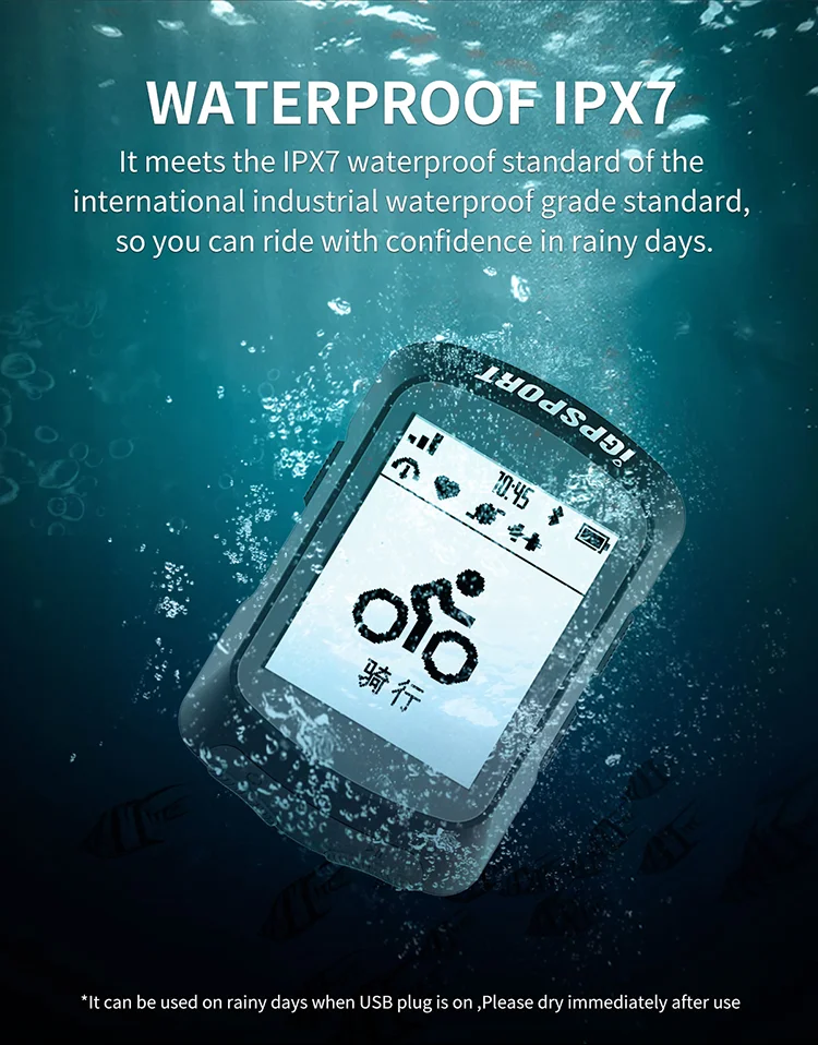 Compteur vélo,compteur de vélo GPS iGS320 520 620,ordinateur de ...