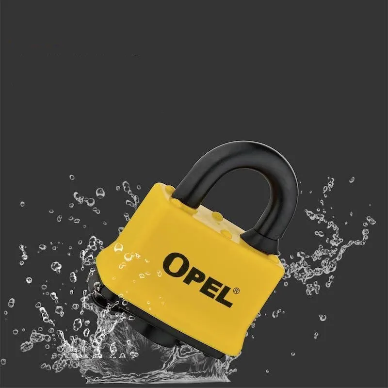 Security-Iron-Padlock-Outdoor-Shackle-Lock-Strong-Steel-Padlock-with ...