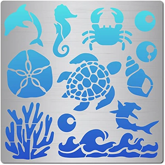 Ocean Stencil