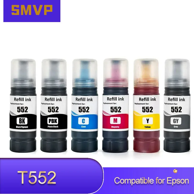 552 T552 Premium Color Compatible Bottle Water Based Refill Tinta Ink ...