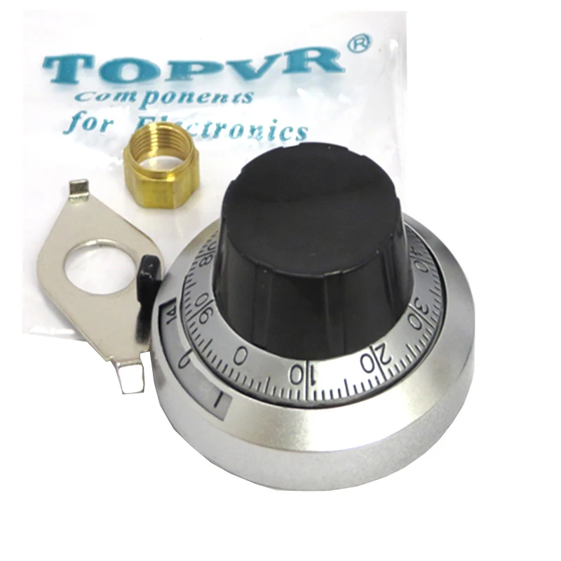 1pcs 46MM 0 14 Digital knob Multi turn Potentiometer Knob B2 Precision ...