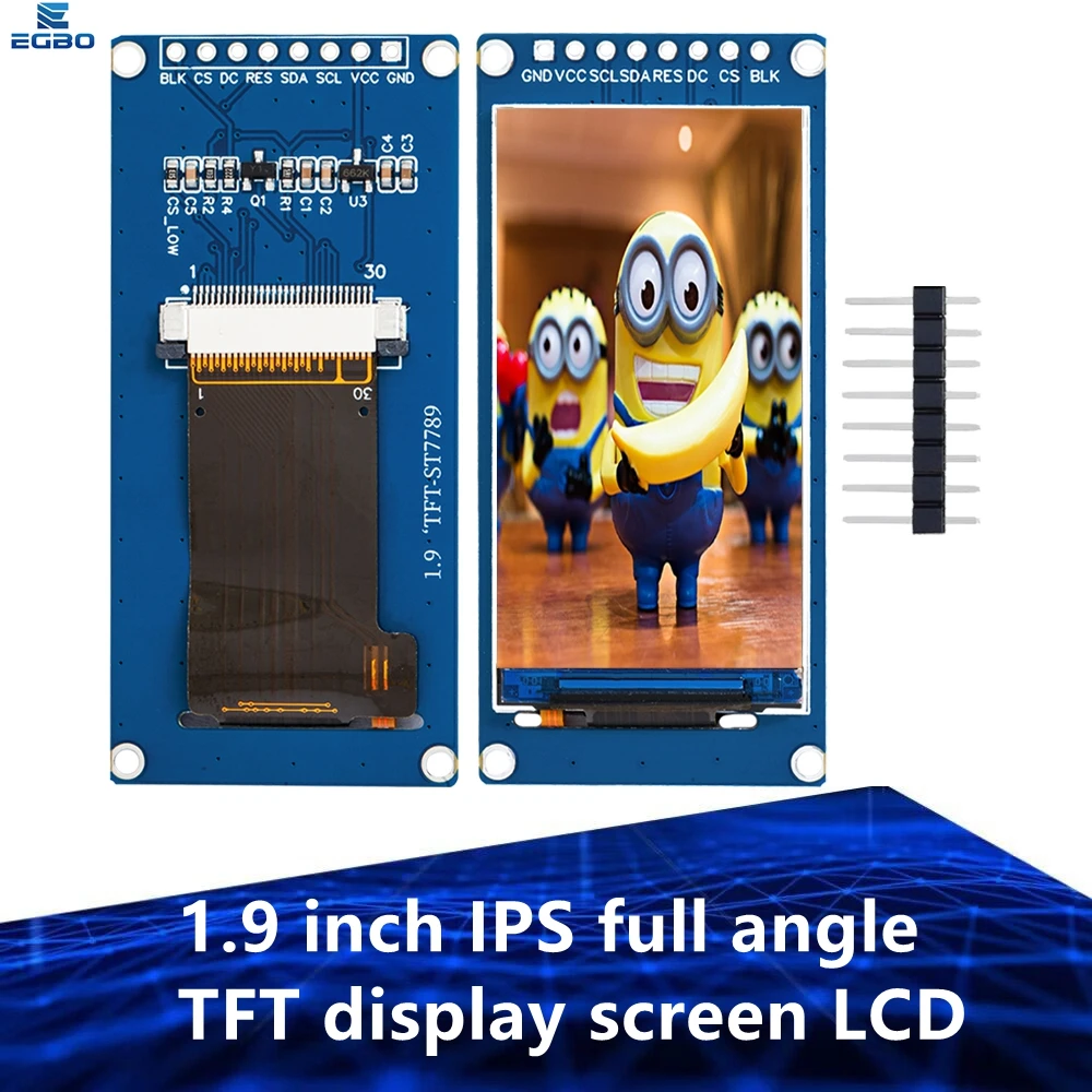 1PCS-New-1-9-inch-IPS-full-angle-TFT-display-screen-LCD-screen-color ...