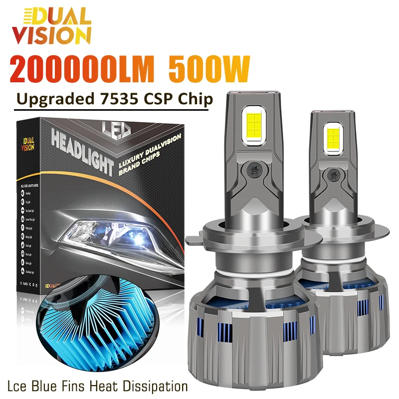 H7-LED-Canbus-200000LM-7535-H11-H4-H1-HB3-9005-HB4-HIR2-H8-LED-Car ...