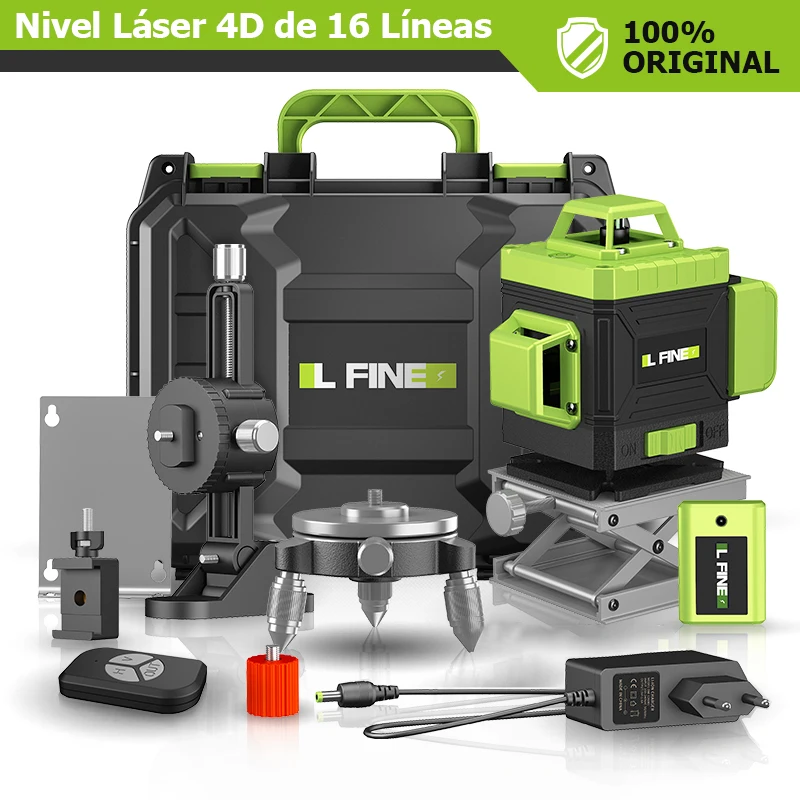 16-Line-Laser-Line-Green-Level-Green-Line-Auto-Level-360-Horizontal-and ...