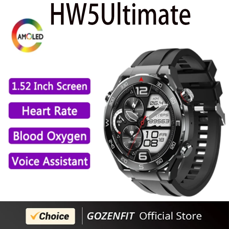HW5-Ultimate-Smart-Watch-for-Men-Chamada-Bluetooth-NFC-Assistente-de ...