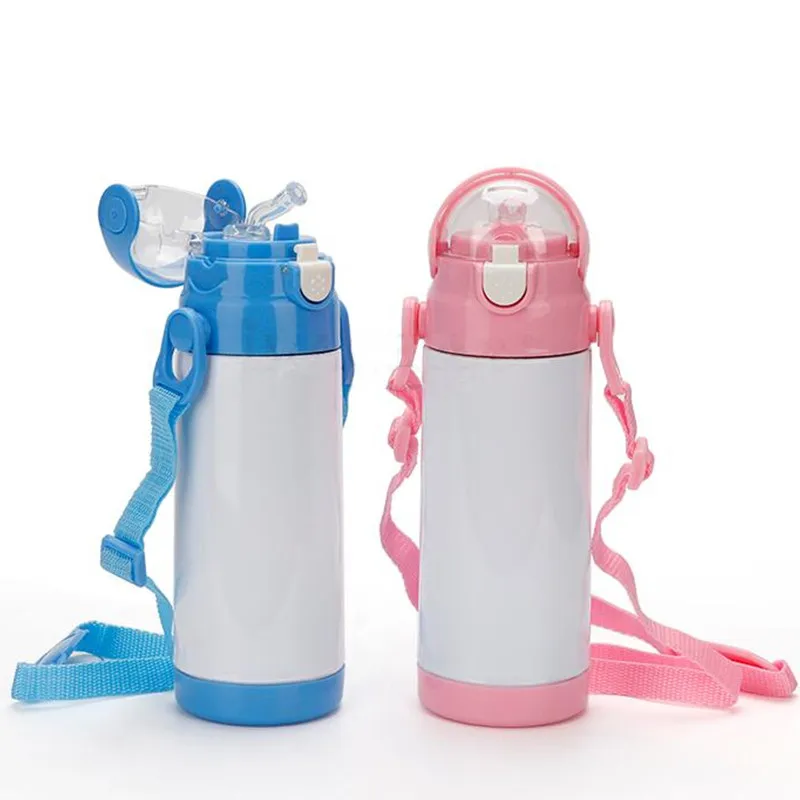 5pcs-100pcs-Sublimation-12oz-17oz-Water-Bottle-Kids-Sippy-Cup-Double ...