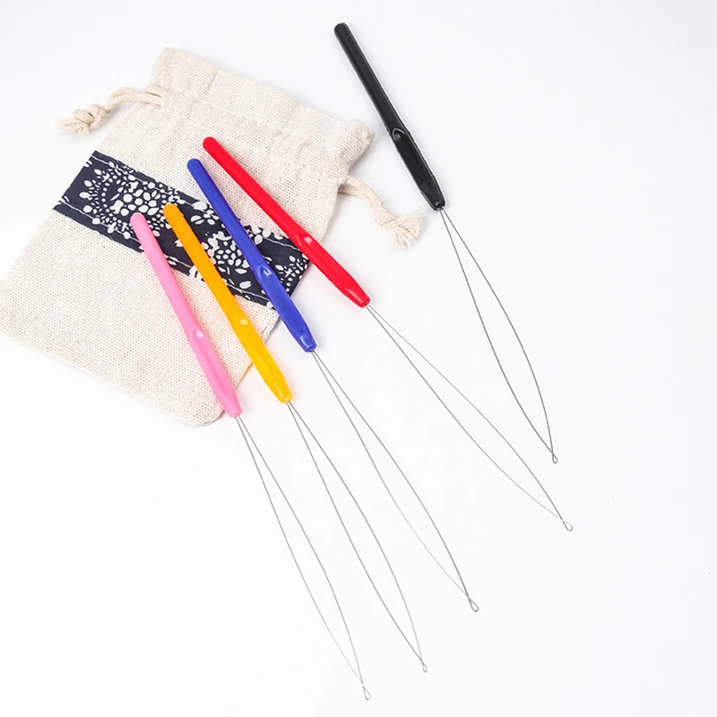 Long-Needle-Threader-Plastic-Handle-Stainless-Steel-Cross-Stitch-Sewing ...