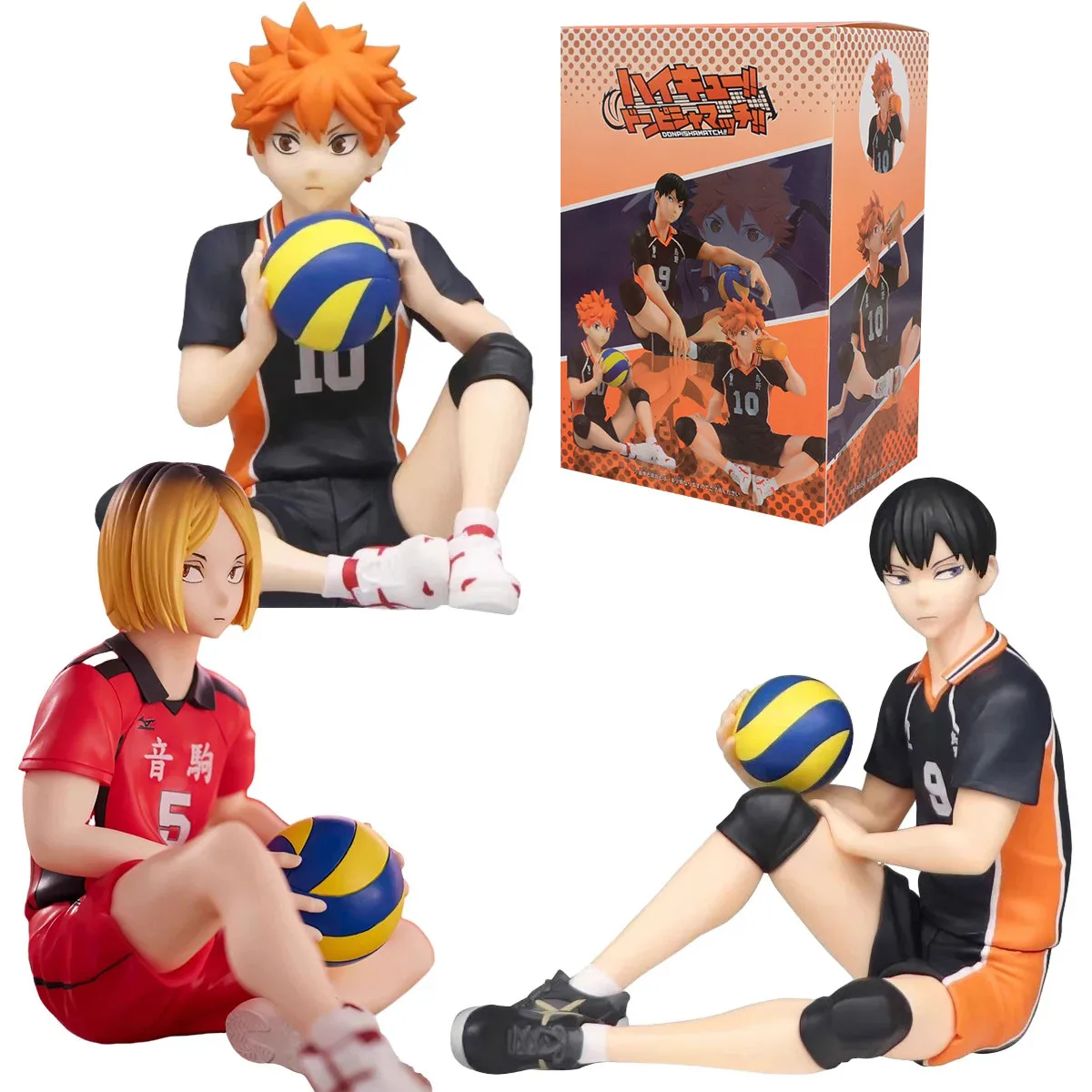 12CM Anime Haikyuu Figure Shoyo Hinata Model Toy Kozume Kenma Action ...