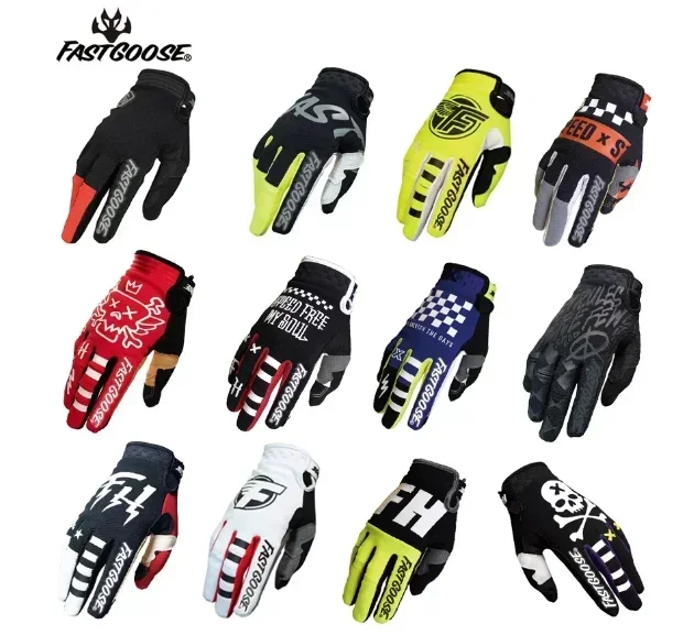 FASTGOOSE Touch Screen Motorcycle Motocross Gloves Motorbike Riding ...