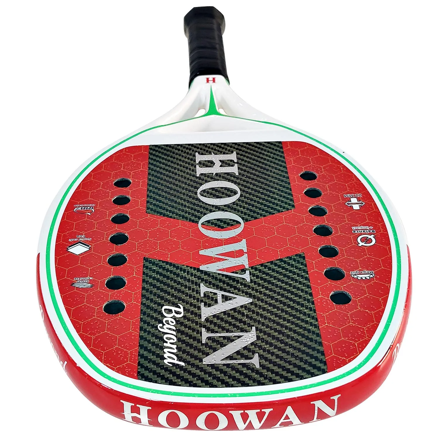HOOWAN Beach Tennis Racket Professional 2022 Brand New Carbon Fiber ...