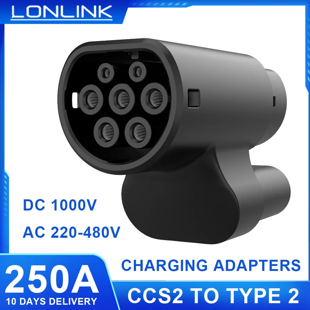LONLINK-CCS2-to-Type2-Electric-Vehicle-Charging-Connector-For-EV ...
