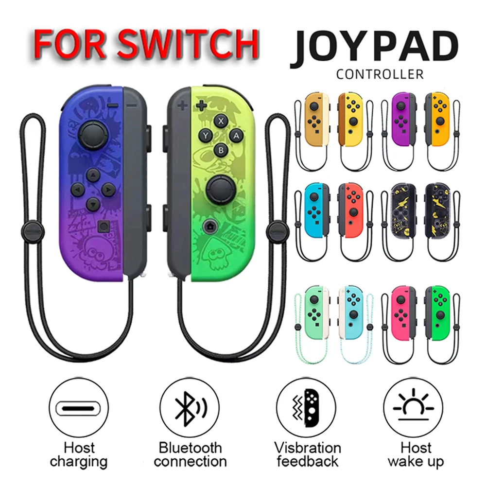 Joycon-controlador-inal-mbrico-para-Nintendo-Switch-compatible-con-funci-n-de-despertador ...