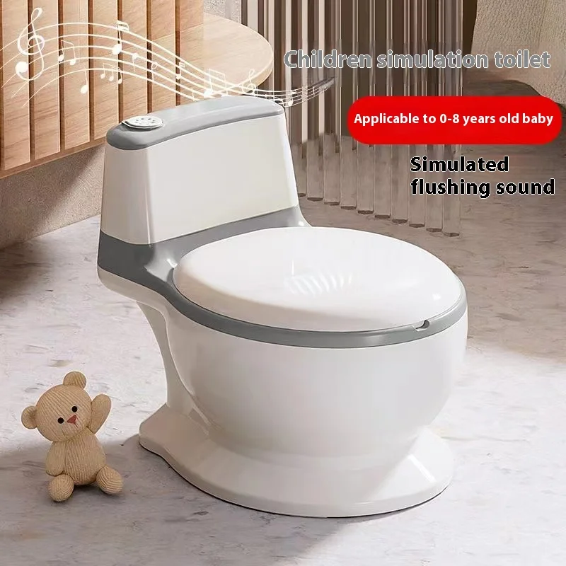 Children's simulation simulation flush sound toilet baby girl baby ...