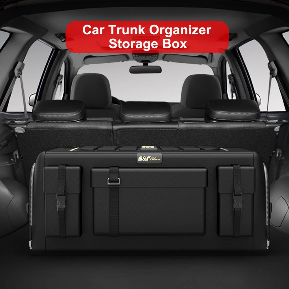 70L Car Trunk Organizer Storage Box Oxford Cloth Auto Organizers Bag ...