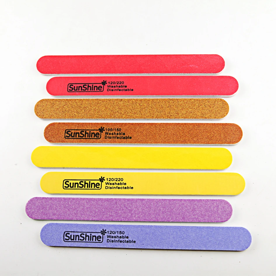 SunShine-25pcs-100-120-150-180-220-240-Wood-Nail-Files-Strong-Thick ...