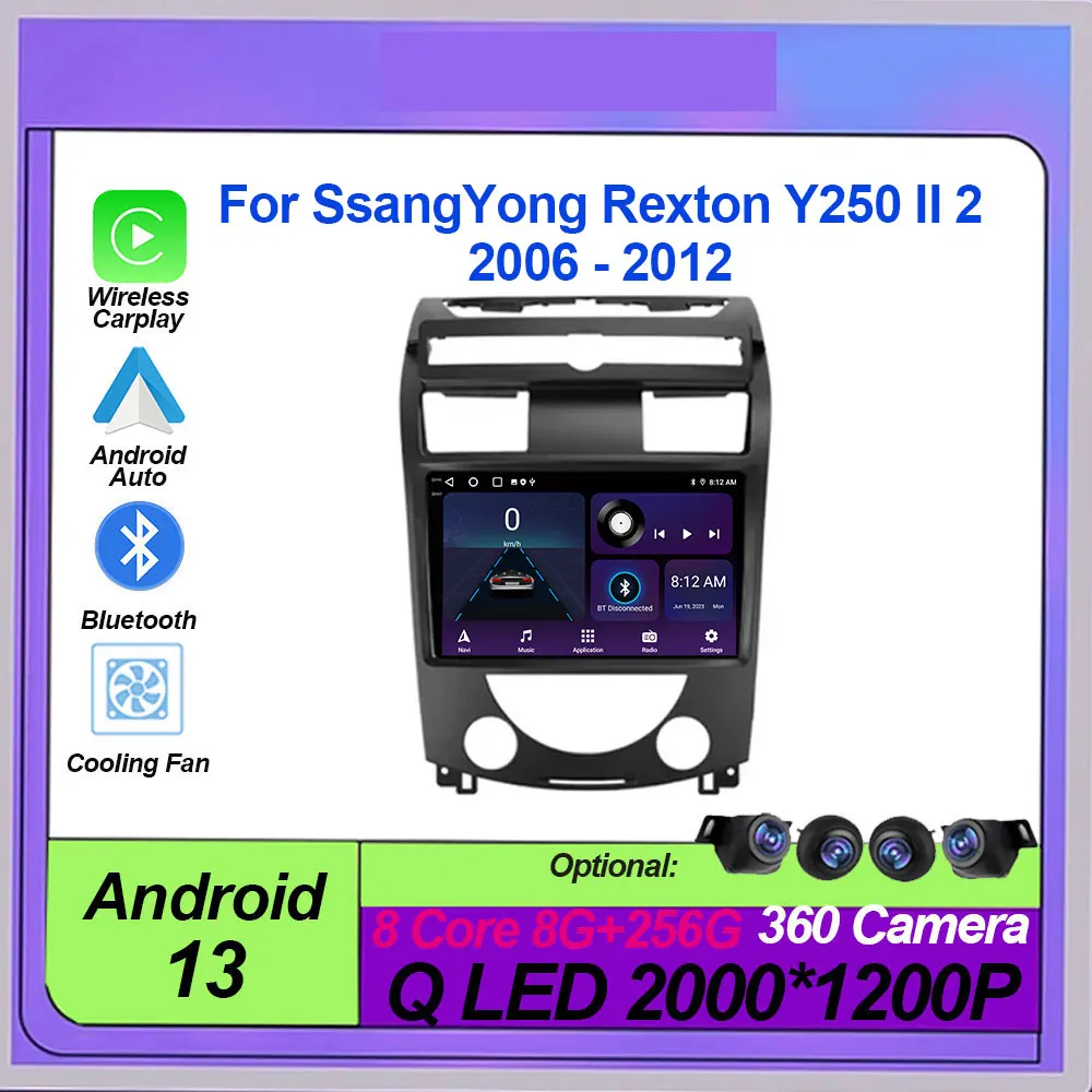 Android-14-For-SsangYong-Rexton-Y250-II-2-2006-2012-Car-Radio ...