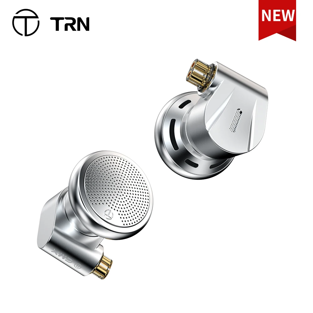 Trn Emx 14.2mmdynamic Driver Flat Head Plug Earburd Bass Metal In Ear ...