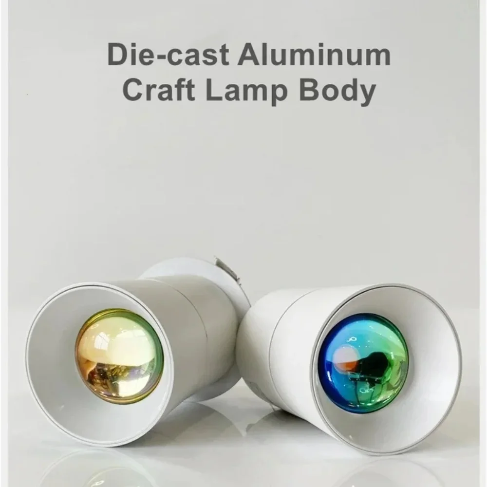 Rainbow LED Spotlight Small Mini Sunset Projection Lamp Atmosphere ...