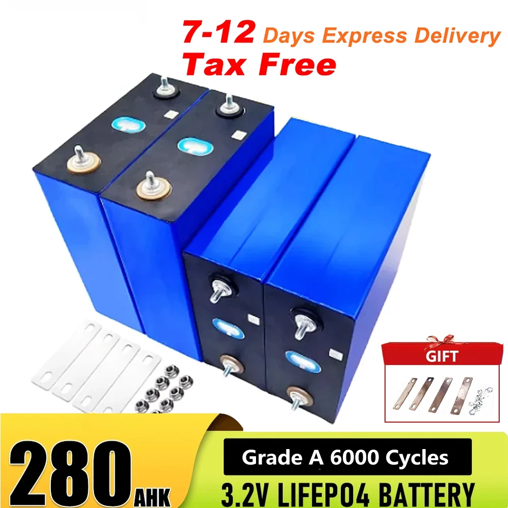Eu-Us-Stock-280Ah-Lifepo4-Battery-3-2V-Energy-Storage-Grade-A-Lf280K ...