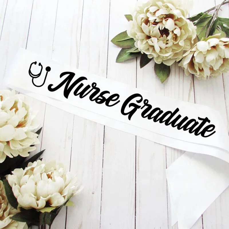 Nurse-Graduate-sash-Photo-Booth-Props-2020-Nursing-school-Graduation ...