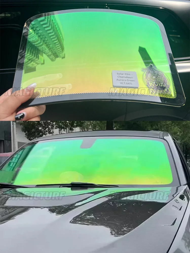 Car-Window-Solar-Tint-Film-Green-Chameleon-For-Car-Side-Window-Front ...
