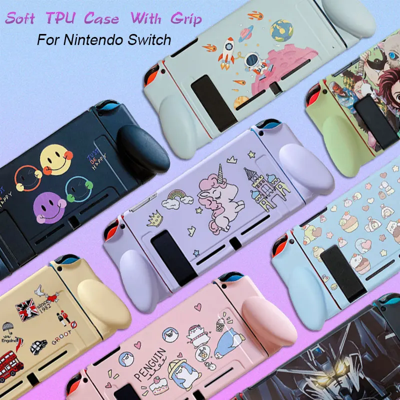 Cute Cartoon Soft Silicone Case For Nintendo Switch NS JoyCon Game ...