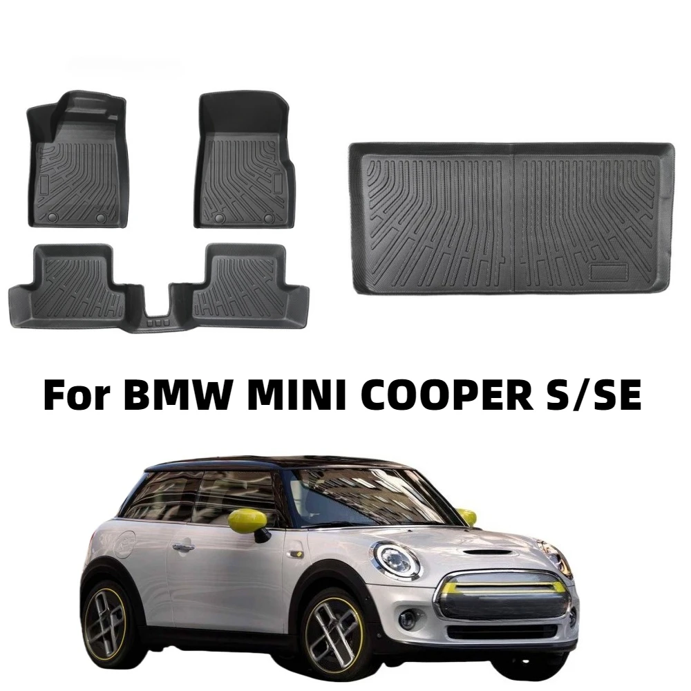 Floor Mats for BMW MINI COOPER S /SE 2025-2024 Trunk Mats All Weather ...