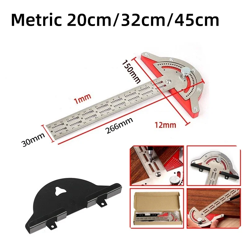 Metric-Woodworking-Edge-Ruler-20-32-45cm-Multifunctional-Construction ...