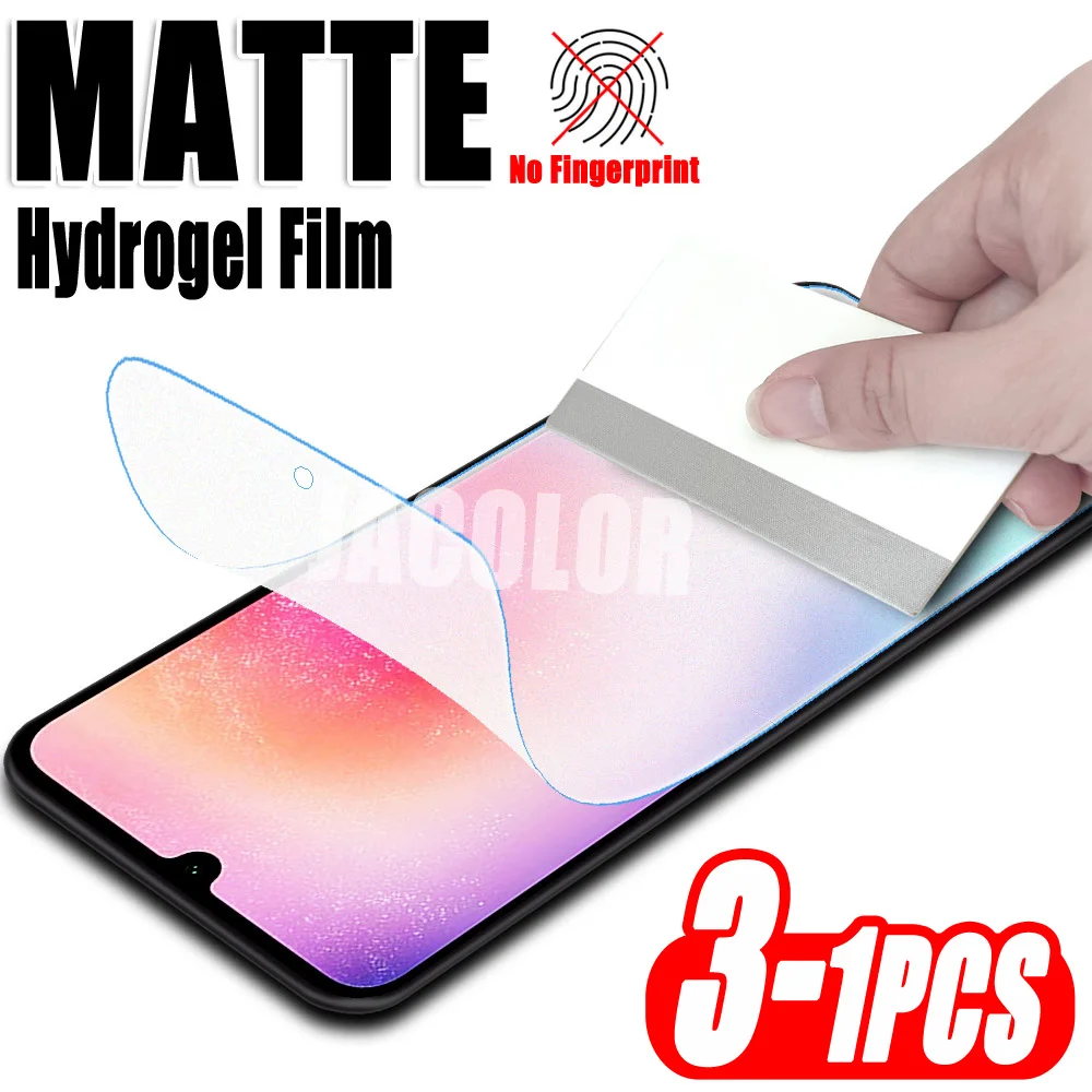 1-3PCS-Matte-Screen-Protector-Hydrogel-Film-For-Samsung-Galaxy-A15-A25 ...