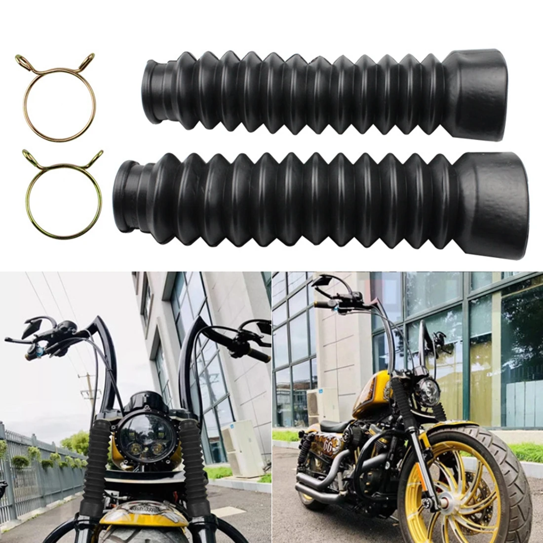 Motorcycle-Gaiters-Boot-Shock-Protector-Dust-Guard-For-Motorcycle-Off ...
