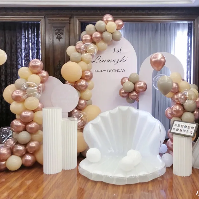 Inflatable-Shell-Pearl-Sofa-Birthday-Scene-Layout-Baby-Birthday-Theme ...