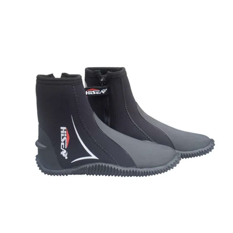 Botas-de-buceo-de-neopreno-de-5MM-zapatos-de-agua-de-vulcanizaci-n-a ...