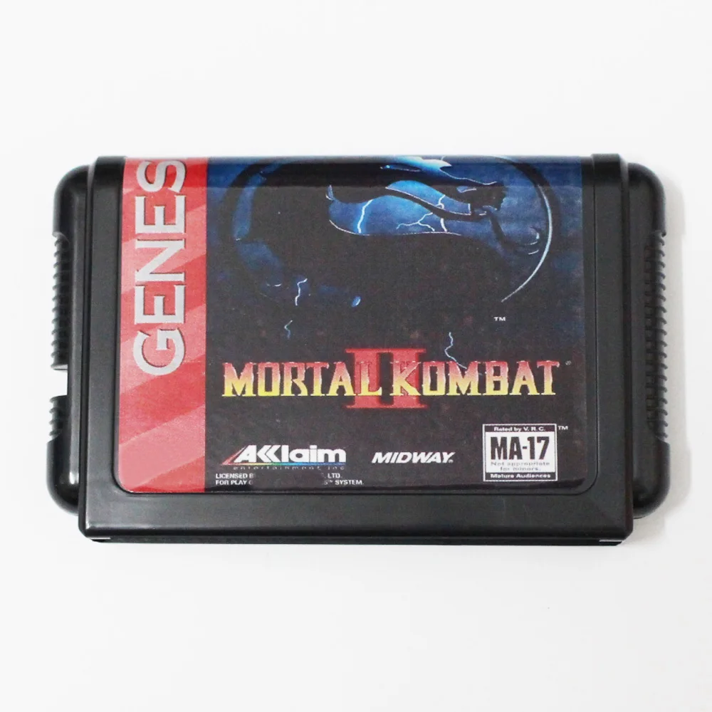 Mortal Kombat 2 16bit MD Game Card For 16 Bit Sega MegaDrive Genesis ...