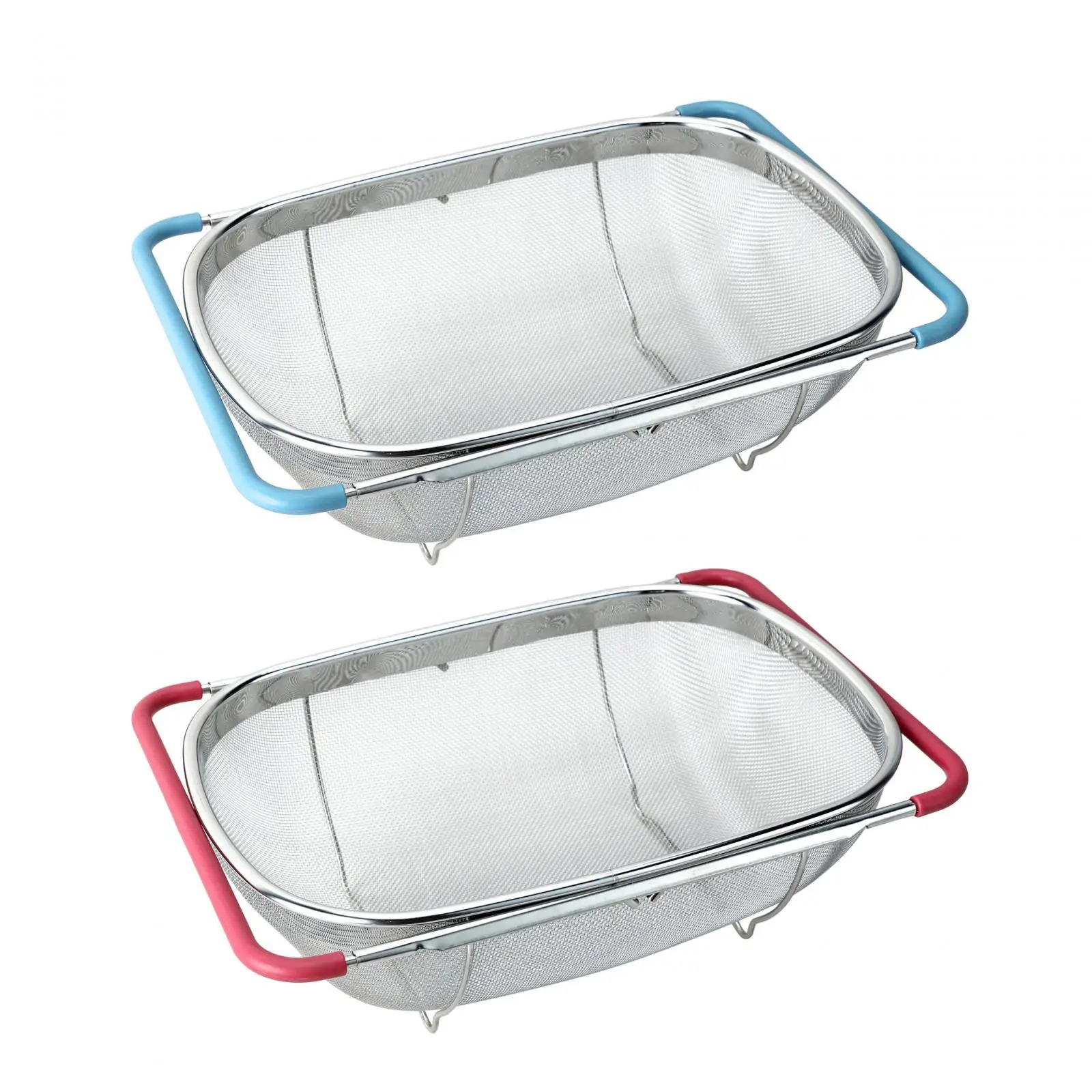 over-Sink-Colander-Basket-Expandable-Kitchen-Sink-Rack-with-Steady-Base ...