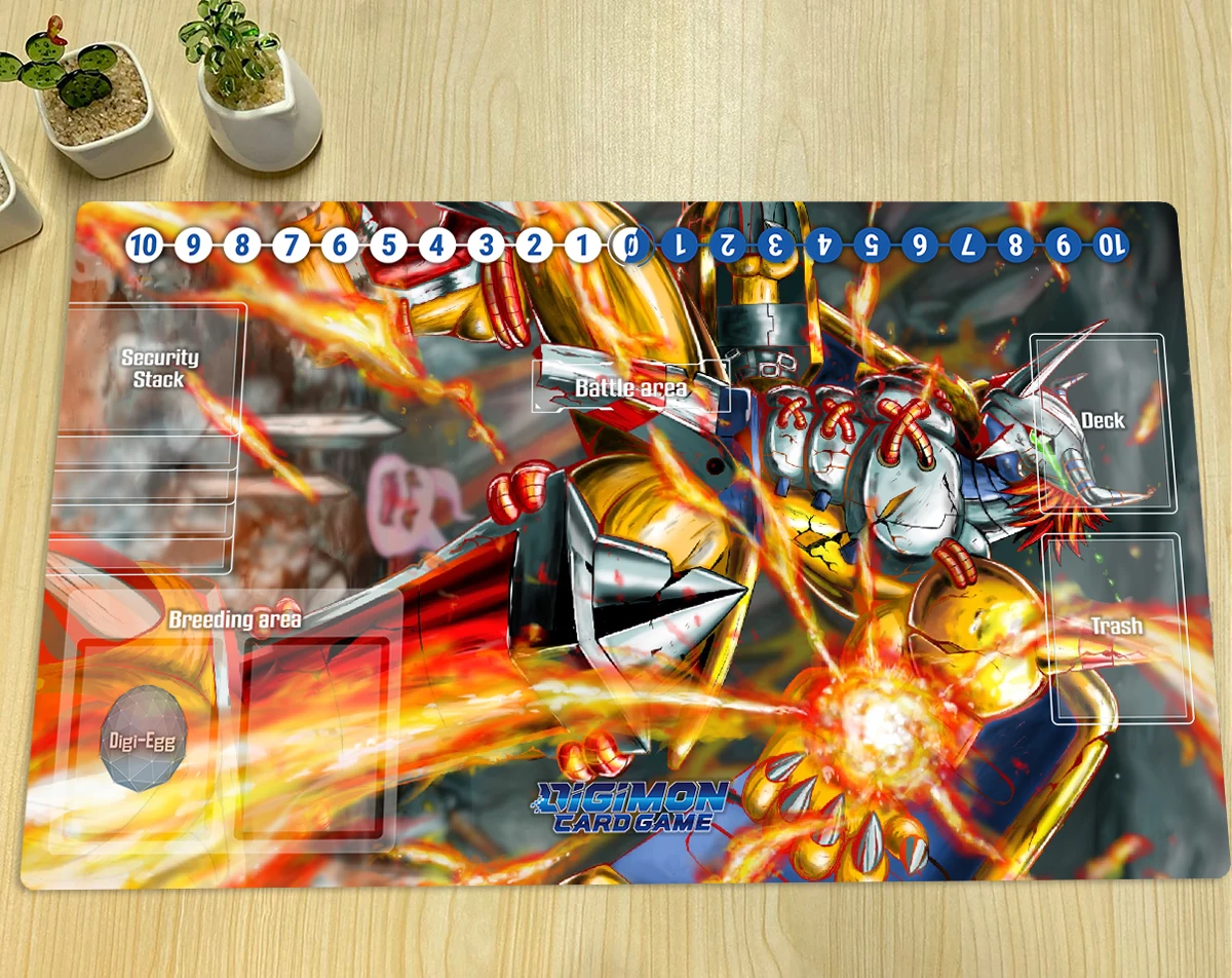 Digimon-Playmat-War-Greymon-DTCG-CCG-alfombrilla-para-juegos-de-mesa ...