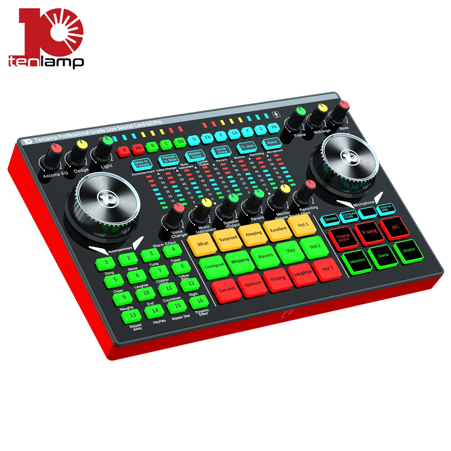 Podcast-Equipment-Bundle-G5-Pro-Live-Sound-Card-Music-Studio-Recording ...