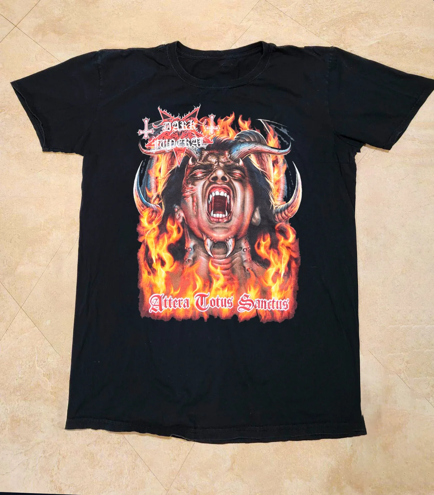 T-shirt-f-nebre-escuro-unisex-Attera-Totus-Sanctus-Band-todo-o-tamanho ...