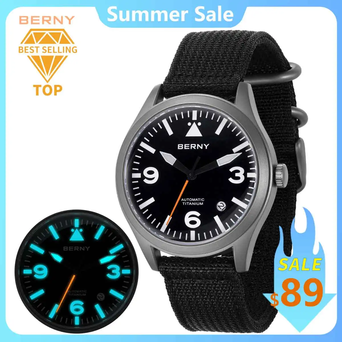 BERNY-Pilot-Titanium-Automatic-Watch-for-Men-Sapphire-AR-Coated-10Bar-Supper-Luminous-Men ...